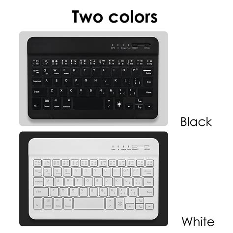 Ultra Thin Bluetooth Backlit Keyboard Rechargeable