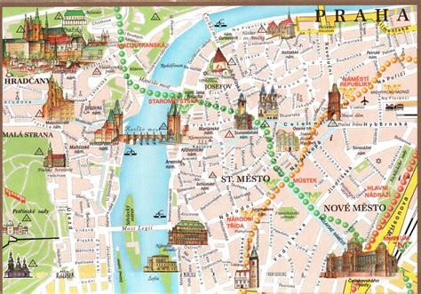 Prague Mappe Viaggi Praga