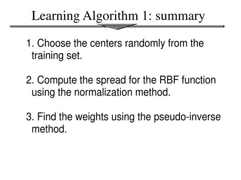 Ppt Radial Basis Function Networks Powerpoint Presentation Free Download Id745795