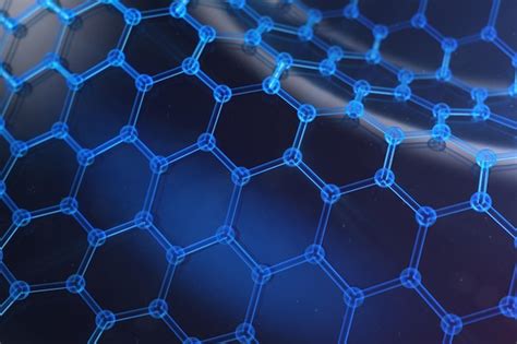Premium Photo Abstract Nanotechnology Hexagonal Geometric Form Close
