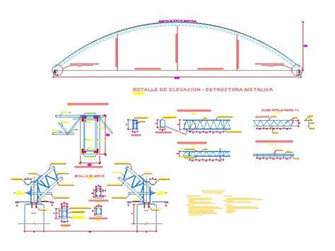Truss For Metal Structure In Autocad Download Cad Free 192 38 Kb Bibliocad