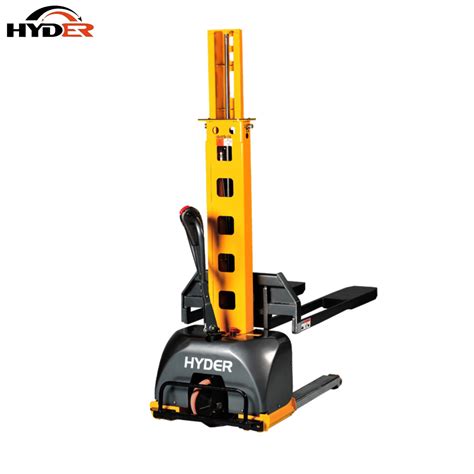 Low Price Lifting Equipment Full Electric Stacker 0 5ton 500kgs Self Lifting Stacker Forklift