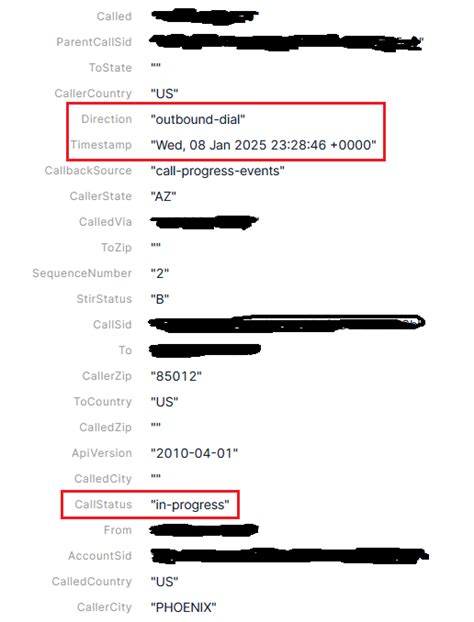 Twilio Out Going Status Call Backs Returning Almost Same Timestamps Stack Overflow