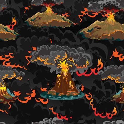 아레날 화산 일러스트 스톡 사진 및 일러스트 Istock