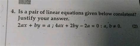 Is The System Of Linear Equations 2x 3y 9 0 And 4x 6y 18 0