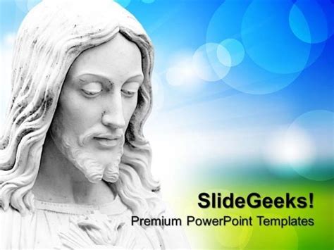 jesus christ christian powerpoint templates and powerpoint themes 0712