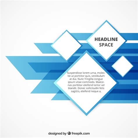 Free Vector Abstract Geometric Template