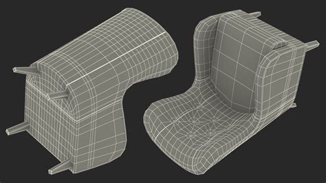 블루 디자이너 덮개를 씌운 안락 의자 3d 모델 19 Obj Lxo Ma Max Fbx C4d Blend 3ds Free3d