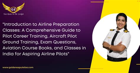 Introduction To Airline Preparation Classes A Comprehensive Guide To