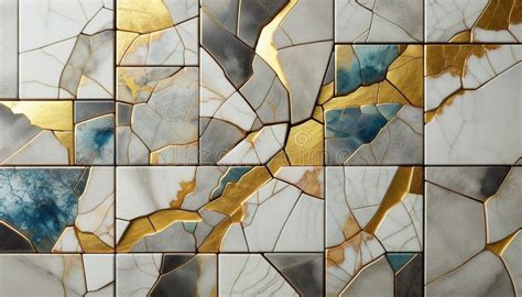 Kintsugi Tiles Stock Illustrations 46 Kintsugi Tiles Stock