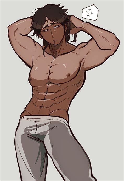 Rule 34 Abs Adonis Belt Arms Up Big Pecs Brown Hair Circlet Dark