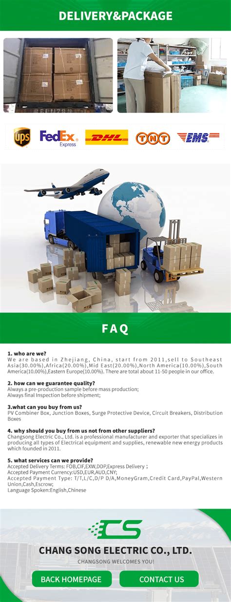 Cncsgk Factory Combiner Box Pv Dc 10 In 1 Out 10 String 15a 1000v Solar