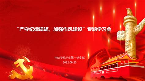 电信学院党委组织各支部成功召开严守纪律规矩加强作风建设专题组织生活会 电子信息与电气工程学院
