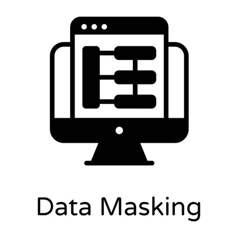 Data Masking Icon Over 5461 Royalty Free Licensable Stock