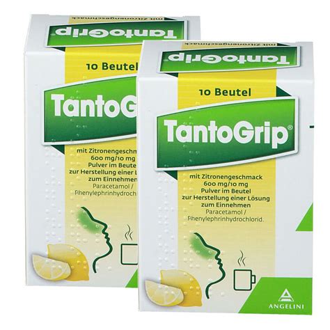 Tantogrip® Mit Zitronengeschmack 2x10 St Shop Apotheke