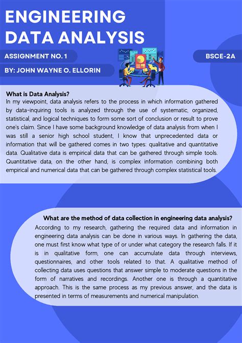 Ellorin John Wayne Assignment 1 Engineering Data Analysis Data Analysis Engineering By John