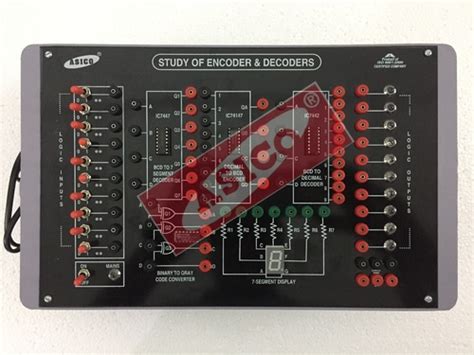 Study Of Encoder And Decoder Circuits Manufacturer Supplier And Exporter From Ambala Cantt Haryana