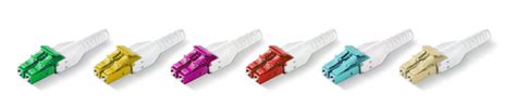 LC Duplex One Boot Uniboot Connector Single Mode Multimode Fiber Optic Connectors Aminite Fiber