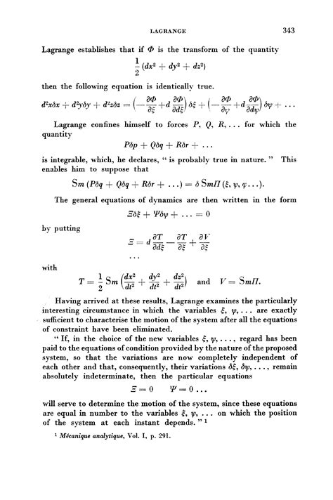 physics how did lagrange get his equation the so called euler