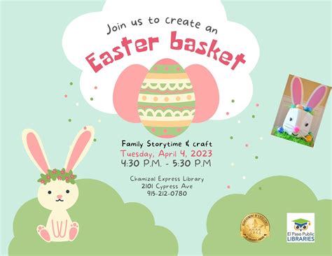 Easter Basket At Chamizal Express Library Epstuff