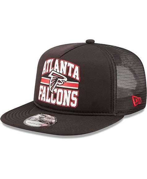 New Era Mens Black Atlanta Falcons Foam A Frame Trucker 9fifty