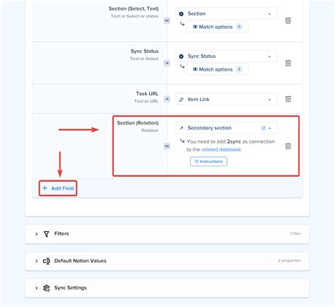 How Can I Map A Todoist Project Or Section With A Relation Database