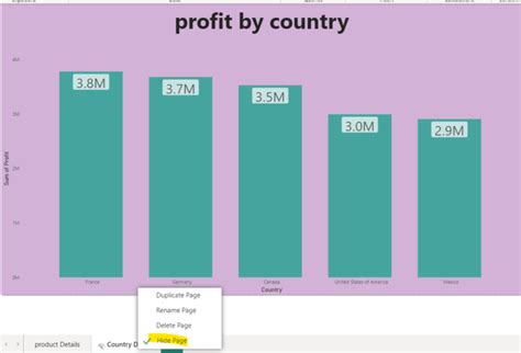 How To Hide And Show Pages In Power Bi Crmonce