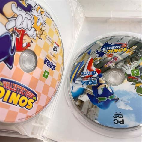 Sega Sonic Pc Collection Dvd Rom Over 15 Games 6 Discs Riders Heroes Complete