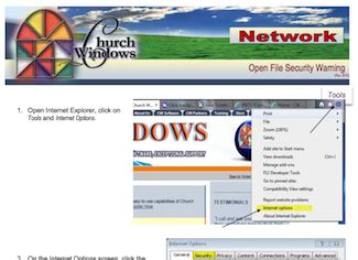 System Open File Security Warning ChMS
