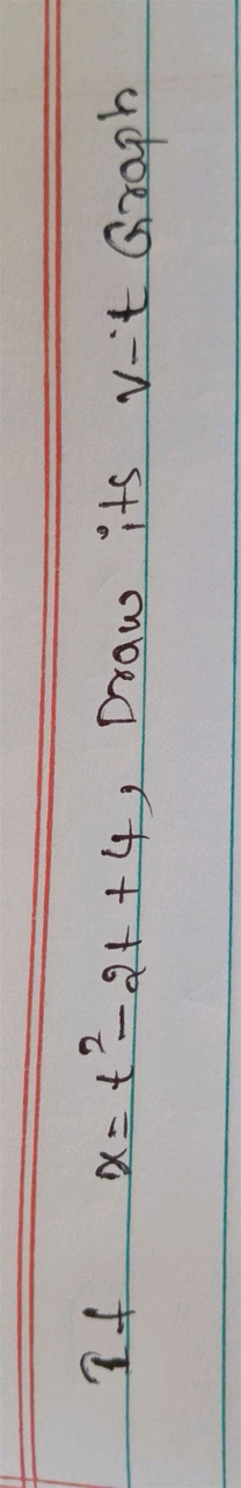 If X T T Draw Its V T Graph Filo