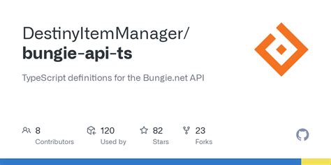 Github Destinyitemmanagerbungie Api Ts Typescript Definitions For The Api