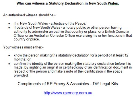 How To Complete An Australian Statutory Declaration