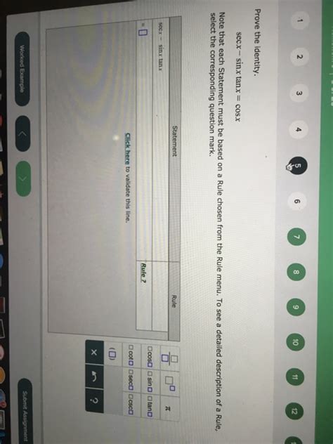 Solved Prove The Identity Sec X Sin X Tan X Cos X Chegg Com