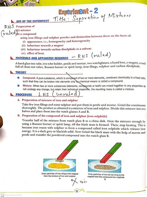 Ix Chemistry Practicals Experiment 2 Pdf