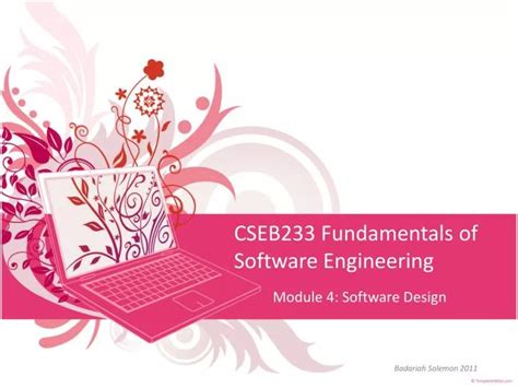Ppt Principles And Models Of Software Design Powerpoint Presentation Id4428057