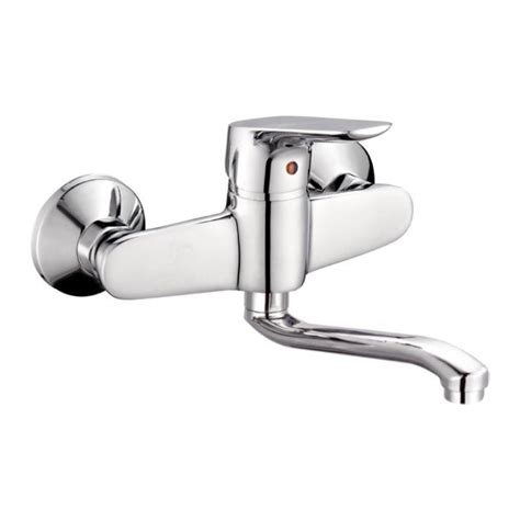 Смесителна батерия Capri за кухненска мивка за стенен монтаж ⋆ Masterhaus