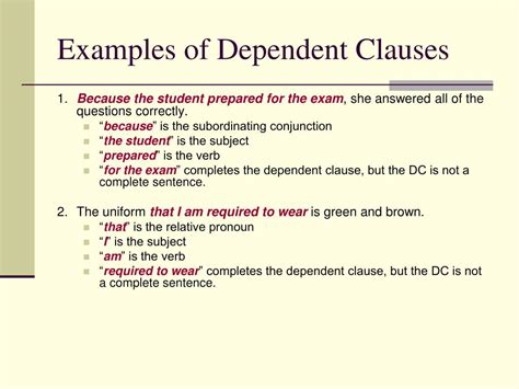 PPT CLAUSE STRUCTURE PowerPoint Presentation Free Download ID