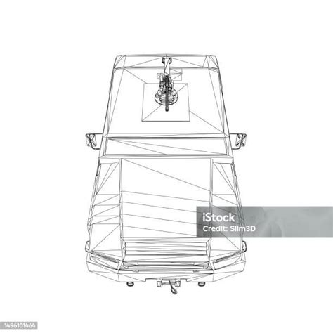 작전 전쟁 벡터 디자인 일러스트레이션을 위한 육군 트럭 운송 사막에 트럭입니다 3d 장갑차 와이어프레임 군용 Suv 오프로드