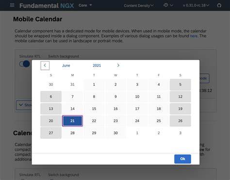 Bug Mobile Calendar Portrait Landscape Does Not Exhibit Rtl · Issue 5729 · Sapfundamental
