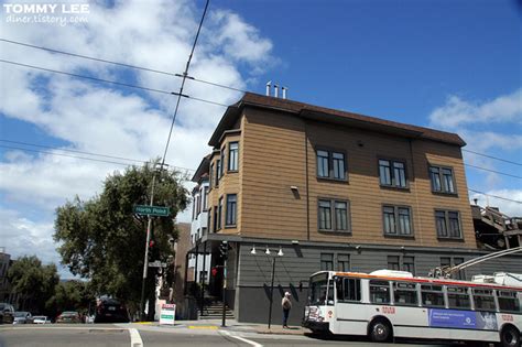 낭만적인 샌프란시스코 거리 하이드 스트리트