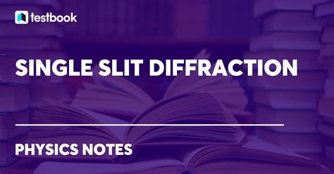 Single Slit Diffraction Meaning Formula Types Experiment
