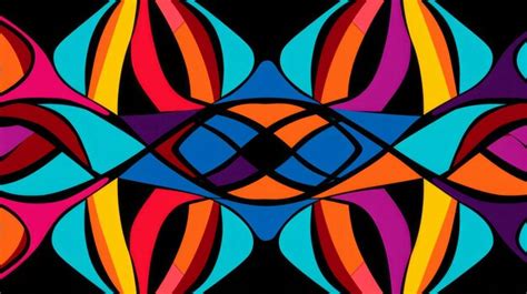 Premium Ai Image Colorful Geometric Pattern A Kaleidoscope Of Shapes