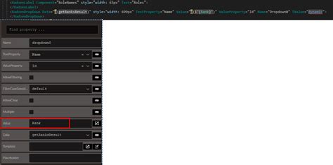 radzendropdown issue blazor server radzen