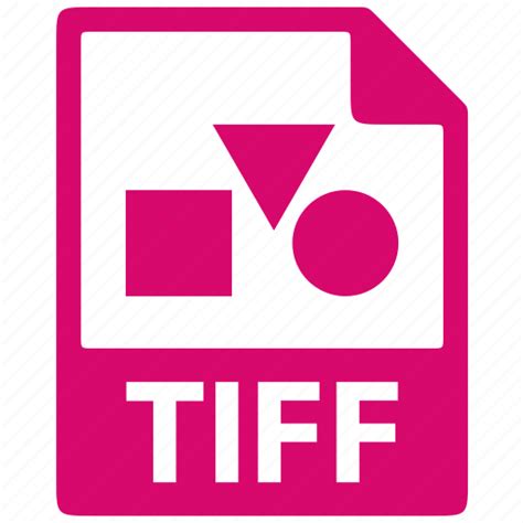 Document Extension File Format Tiff Icon