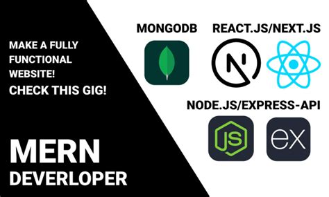 Develop Website In Mern Stack React Js Next Js Node Js By Dylandev92