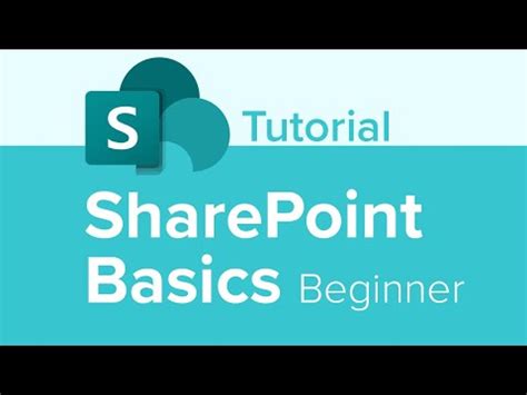 SharePoint Basics Beginner Tutorial Part 1 Of 2 YouTube