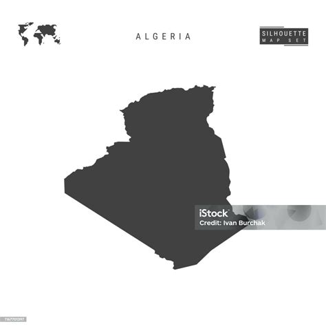 흰색 배경에 고립 된 알제리 벡터지도 알제리의 높은 상세한 검은 실루엣지도 0명에 대한 스톡 벡터 아트 및 기타 이미지 0명 개체 그룹 검은색 Istock