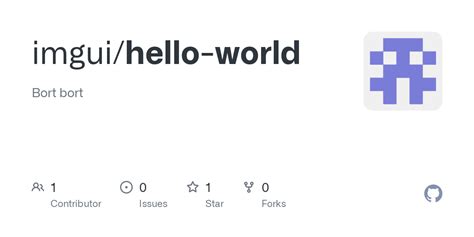github imgui hello world bort bort