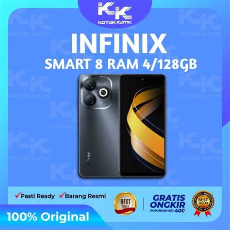 Promo Infinix Smart 8 Ram 4gb Internal 128gb New Garansi Resmi Diskon 2 Di Seller Kotak Katik