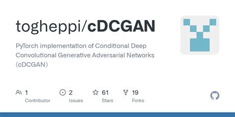 GitHub Togheppi CDCGAN PyTorch Implementation Of Conditional Deep